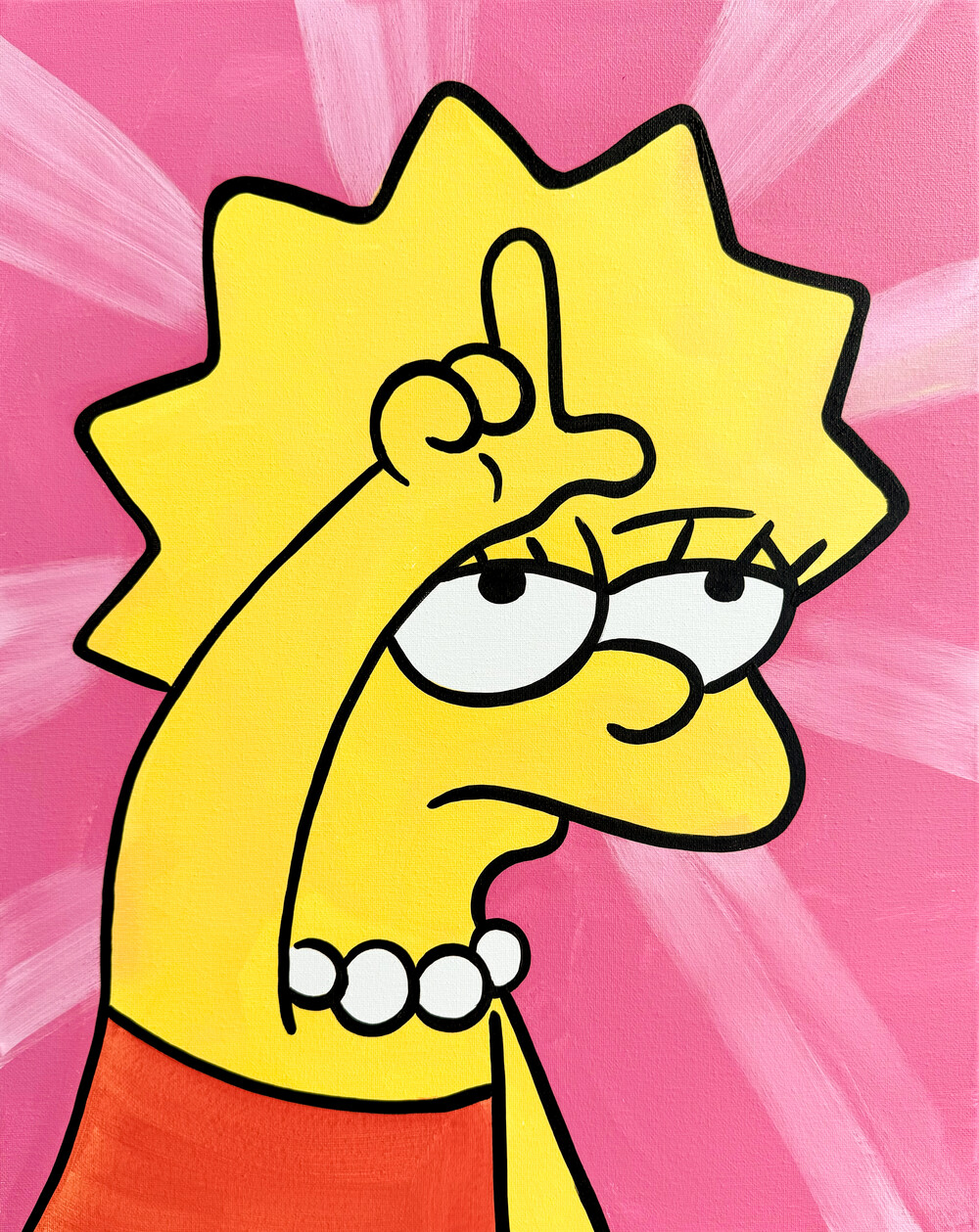 Lisa Simpson Painting Class - Muse Garden City