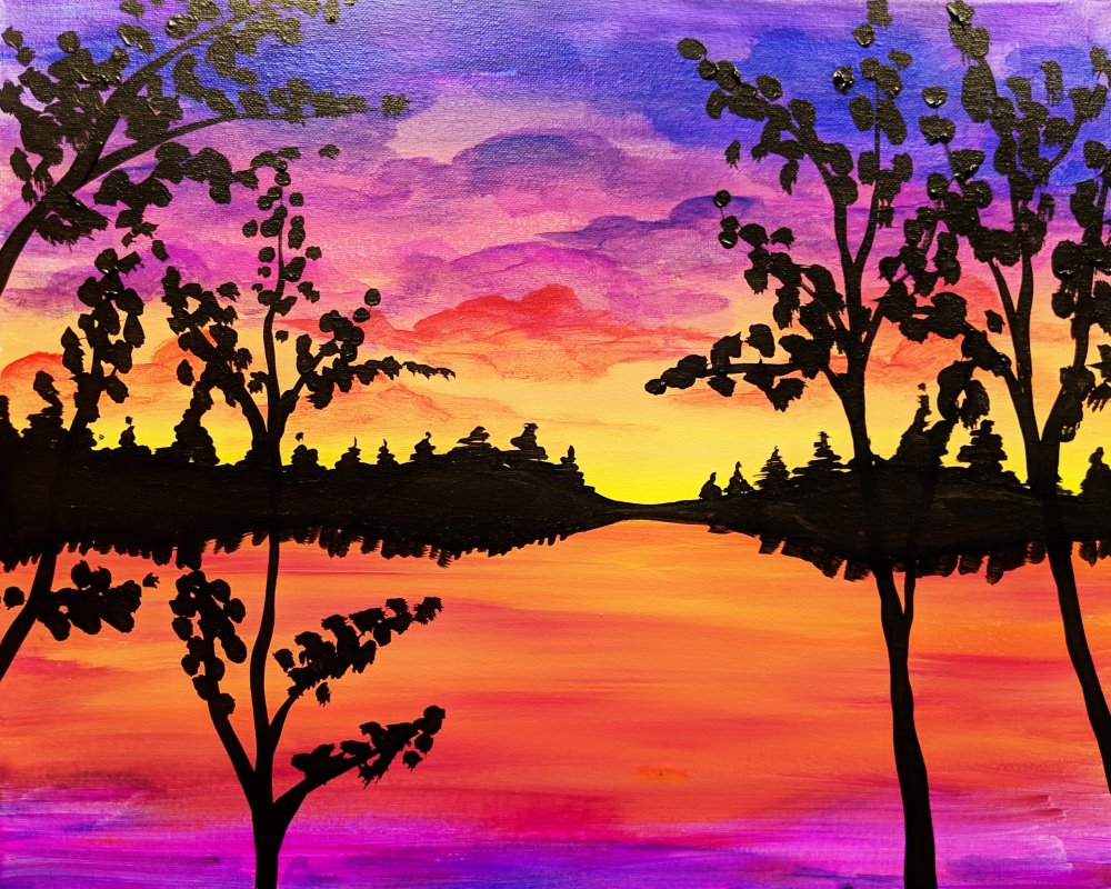 Soothing Sunset Painting Class - Muse Virginia Beach