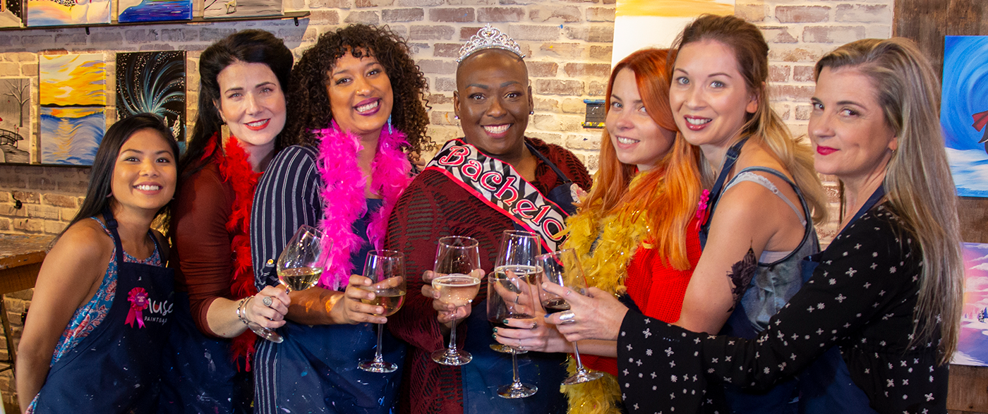 Paint and Sip Bachelorette Parties | Muse Paintbar